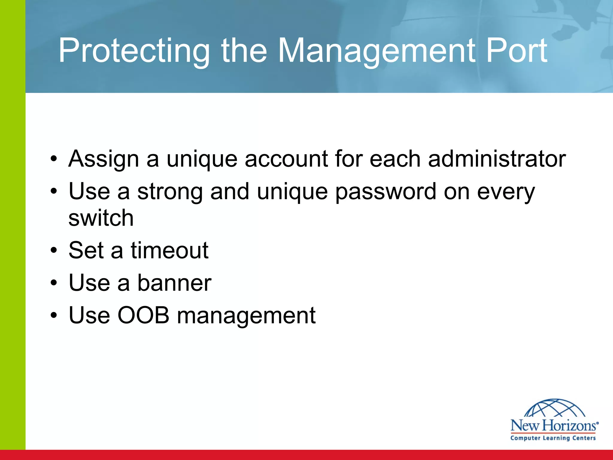 Mitigating Layer2 Attacks | PPT