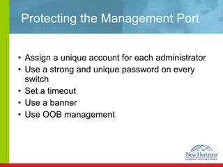 Mitigating Layer2 Attacks | PPT