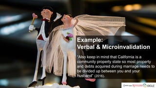 Mitigating microaggressions in virtual reference | PPTX