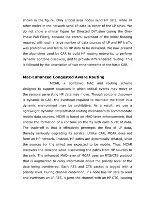 Mitigating performance degradation in congested sensor networks(synopsis) | DOC | Internet of ...
