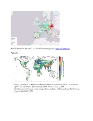 Mitigating transboundary air pollution in europe | DOCX | Environmental ...