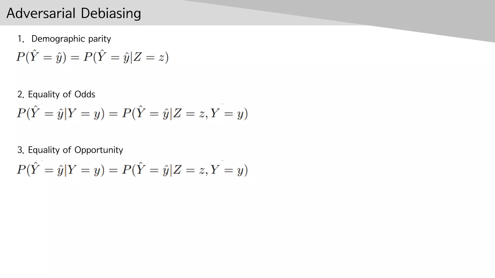 Mitigating unwanted biases with adversarial learning | PPT
