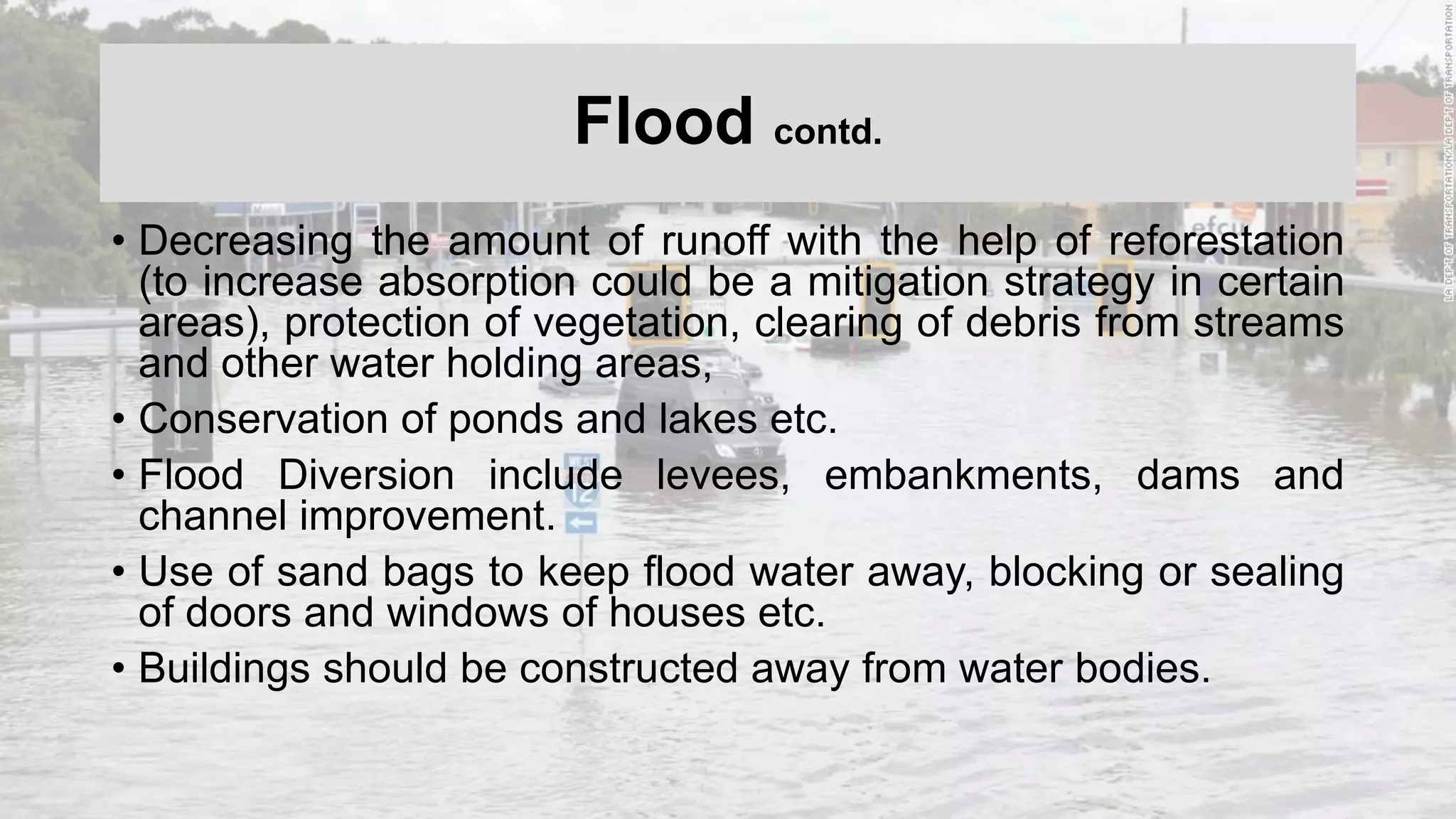 Disaster Mitigation at National and Global level | PDF