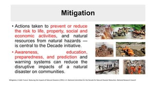 Disaster Mitigation at National and Global level | PDF | Civil Engineering Industry | Industries