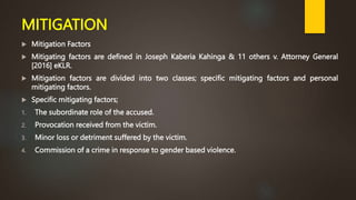 Mitigation and Sentencing in Criminal Litigation.pptx