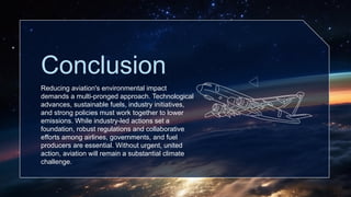 Mitigation of climate change and aviation.pptx