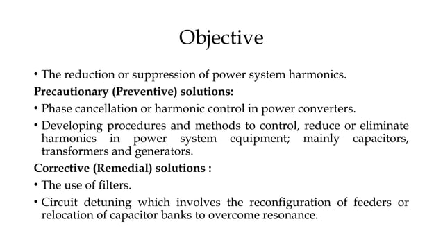 MITIGATION OF POWER SYSTEM HARMONICS.pptx