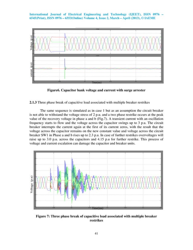 Mitigation Of Switching Overvoltage By Application Of Surge Arrester On