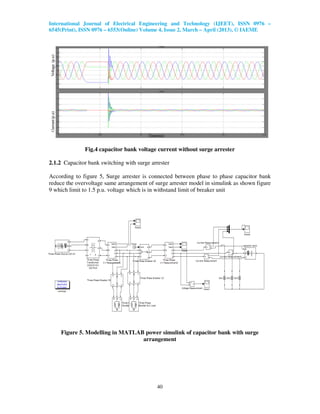 Mitigation of switching overvoltage by application of surge arrester on capacitor | PDF