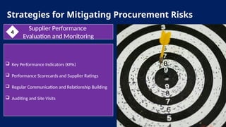 Supplier Relationship Management in Procurement: Mitigation Strategies ...