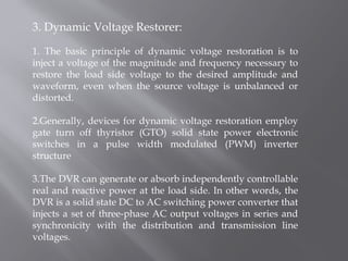 Mitigation Techniques for Power Quality Improvement | PPTX