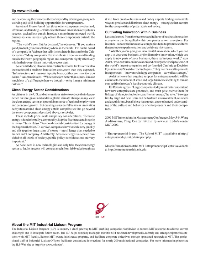 Mit ilp article for ti conference reprint aulet | PDF | Power and ...