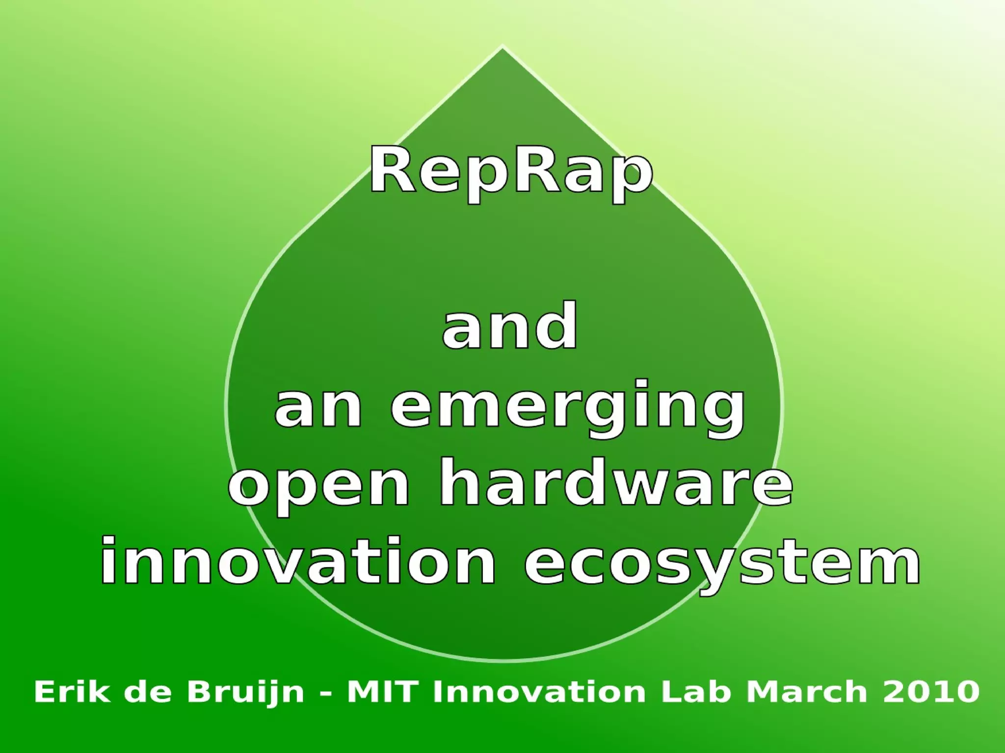 Mit Innovation Lab March 2010 | PPT