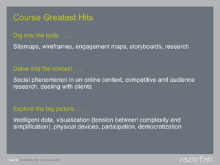 MIT Experience Design Course Overview | PPT | Web Design and HTML | Internet