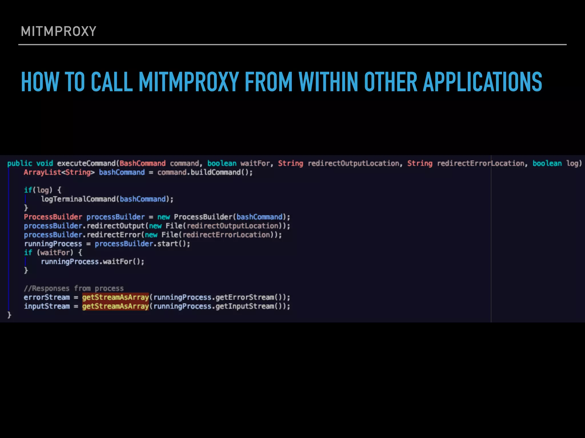 Mitmproxy presentation 3:14 | PPT