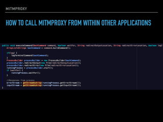 Mitmproxy presentation 3:14 | PPT