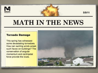 Math in the News: 5/9/11 | PPT