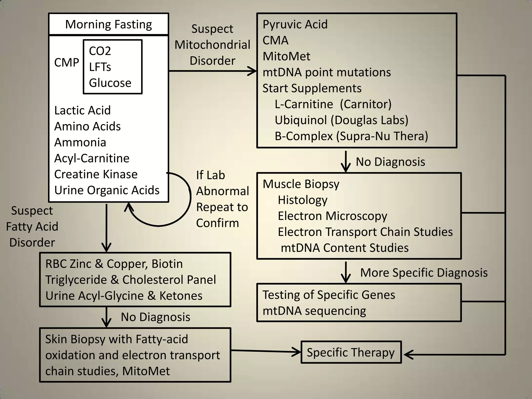 Mitochondrial Disorders and Cerebral Folate Deficiency in Autism ...