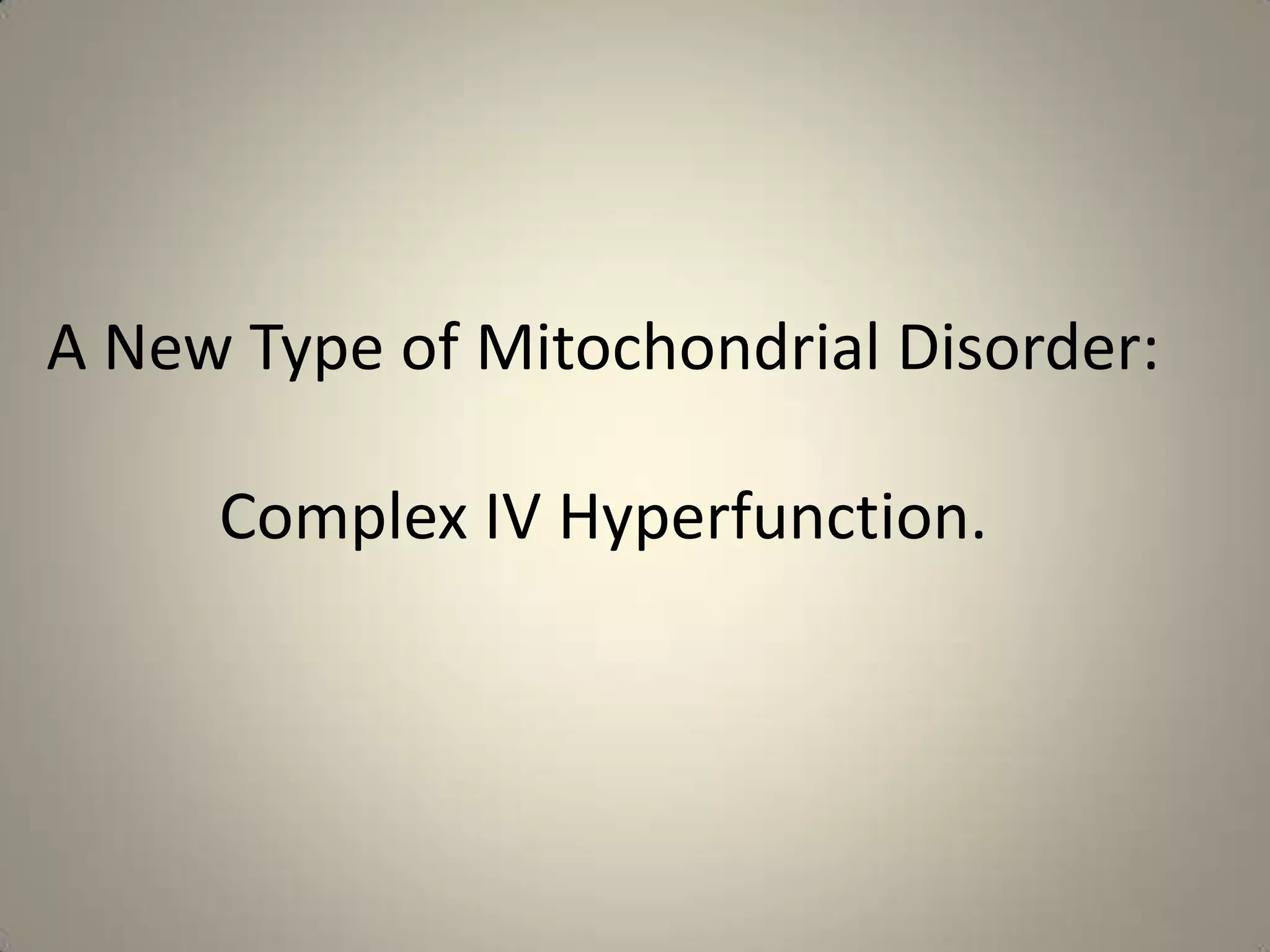 Mitochondrial Disorders and Cerebral Folate Deficiency in Autism ...