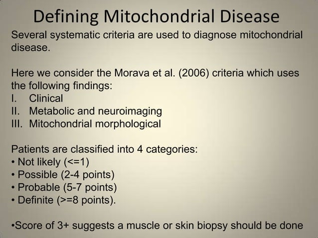 Mitochondrial Disorders and Cerebral Folate Deficiency in Autism ...
