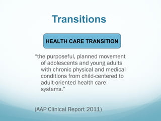Understanding Health Care Transition | PPT