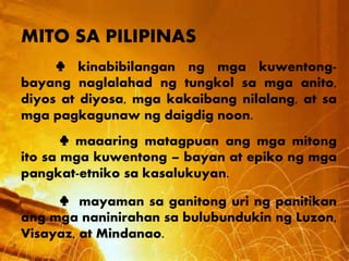 Mito at gamit ng pandiwa | PPTX