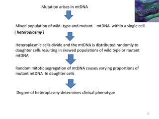 Mitochondial disorders | PPTX
