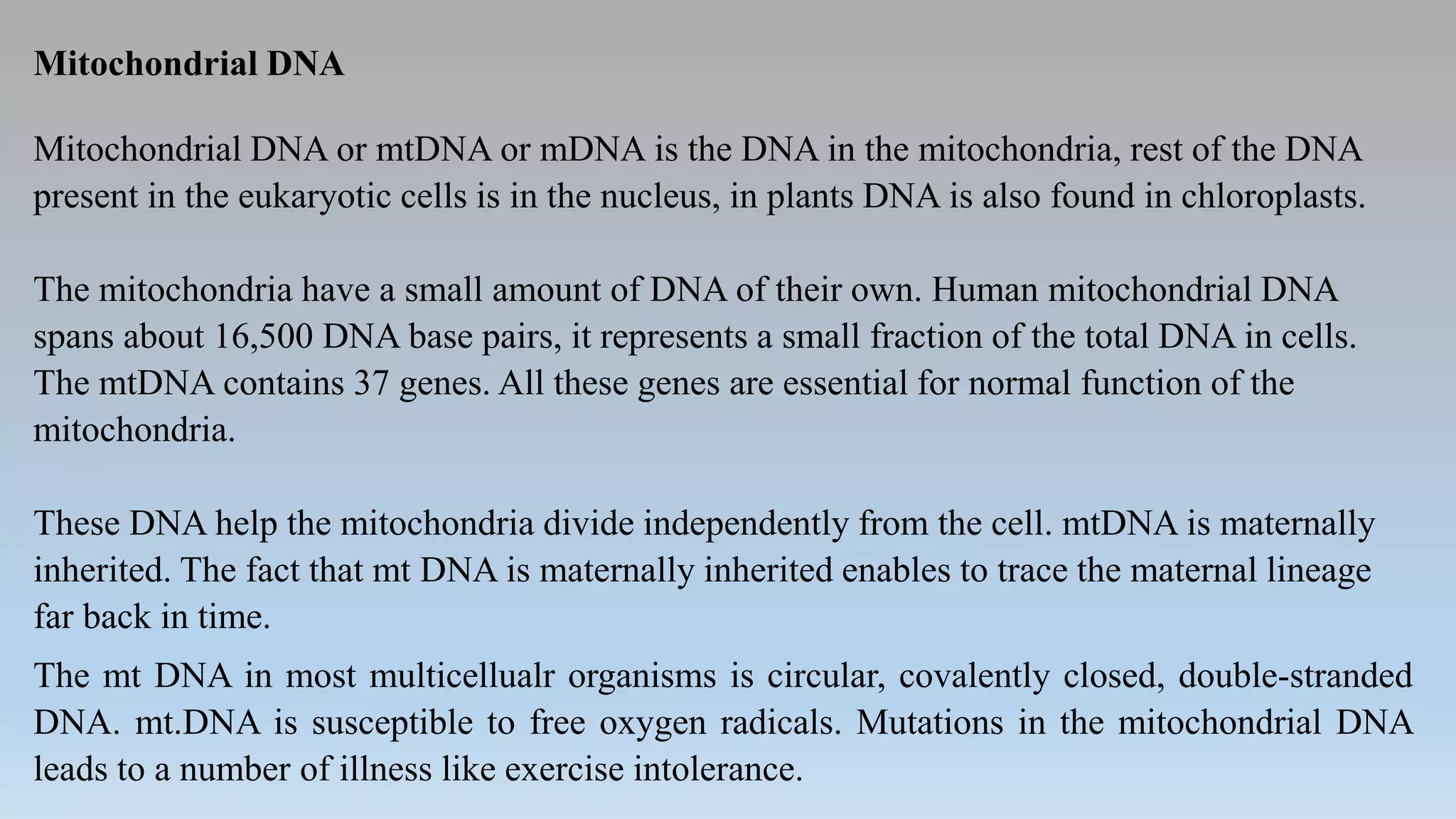 Mitochondria | PPTX
