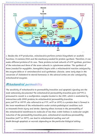 Mitochondria | PDF
