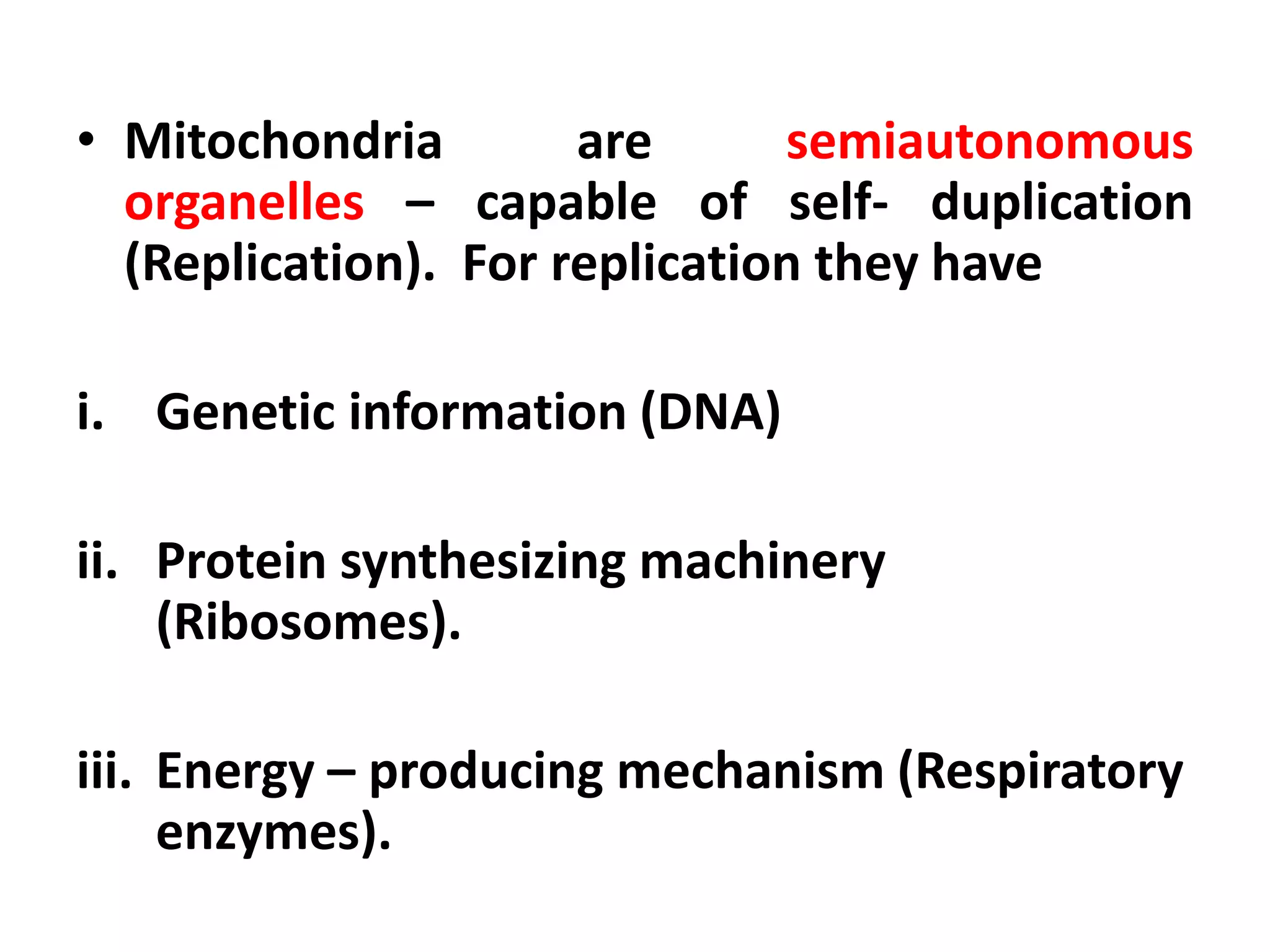 MITOCHONDRIA SMG | PPTX