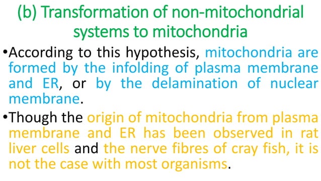 mitochondria biogenesis and functions.pptx | Biological Sciences | Science