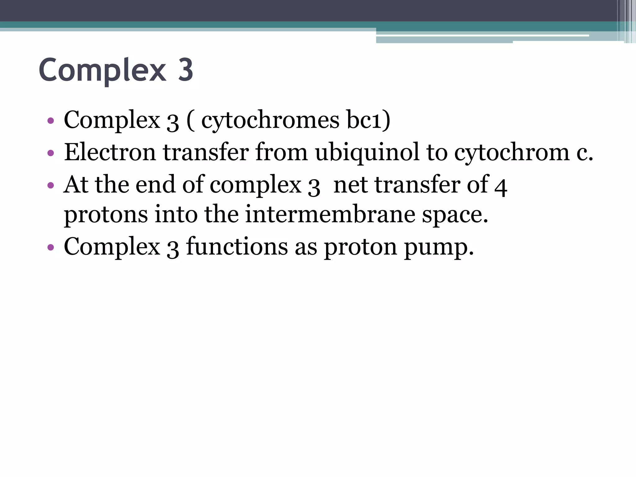 Mitochondrial and bacterial electron transport, oxidation reduction by ...