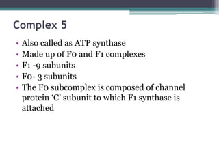 Mitochondrial and bacterial electron transport, oxidation reduction by ...