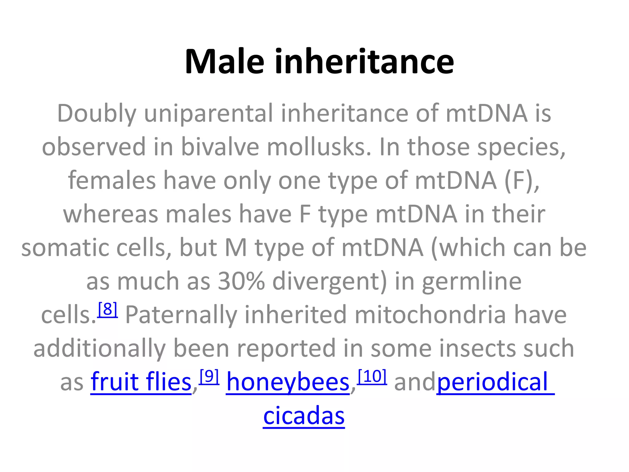 Mitochondrial dna | PPTX