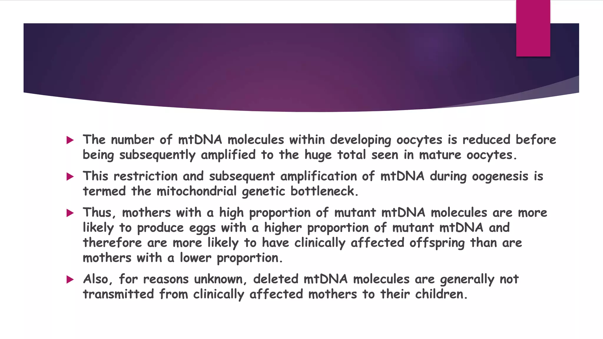 Mitochondrial dna | PPTX