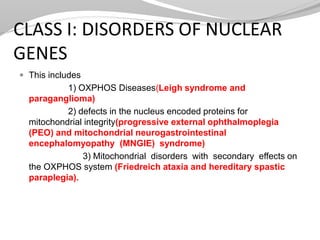 Mitochondrial dna and dysfunctions | PPTX