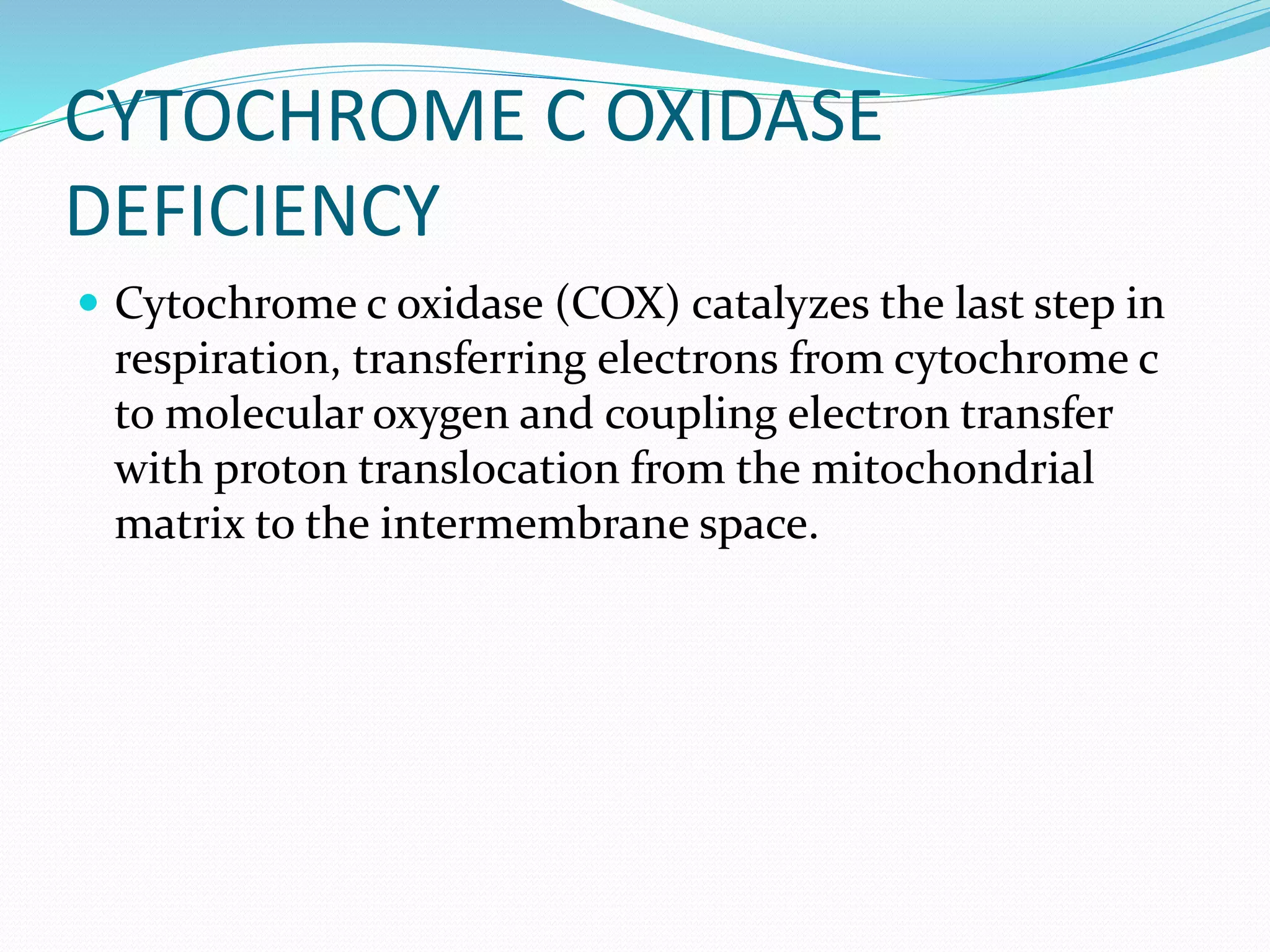 Mitochondrial gene disorder amber | PPTX