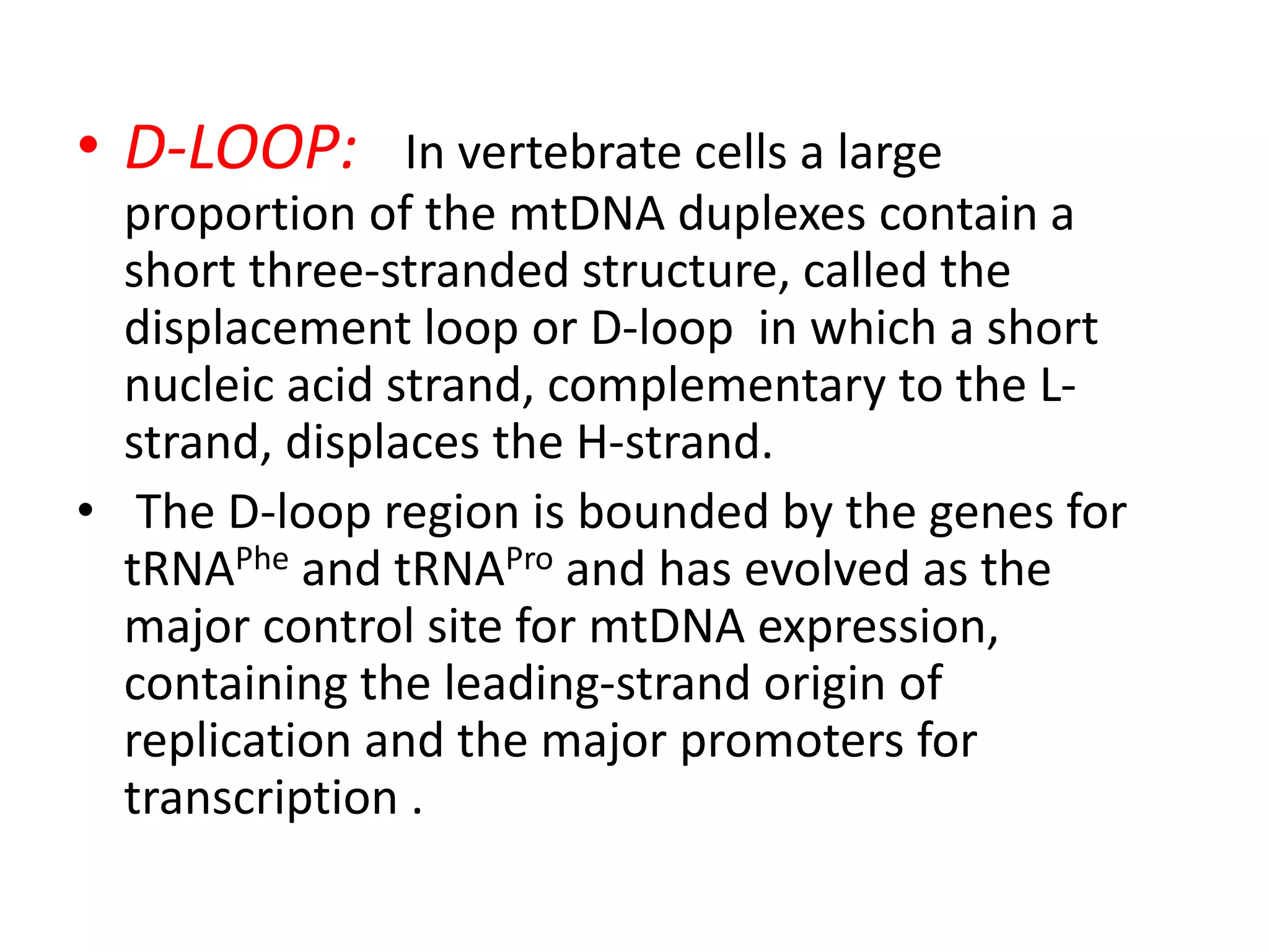 Mitochondrial gene expression | PPTX