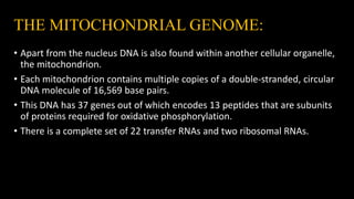 Mitochondrial inheritance | PPTX