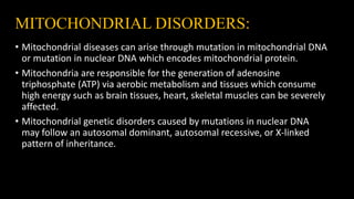 Mitochondrial inheritance | PPTX