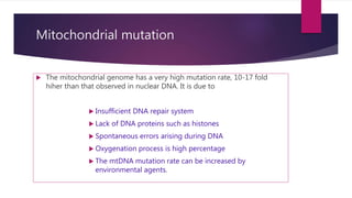 Mitochondrial Inheritance slideshare | PPTX