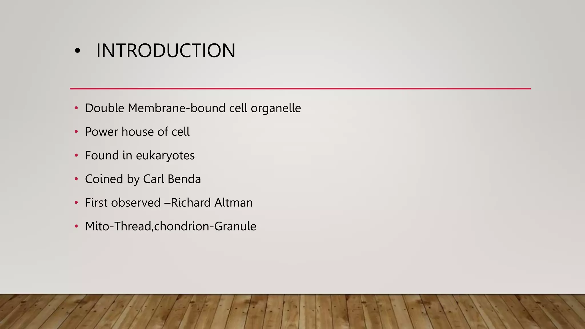 mitochondria ppt. | PPTX