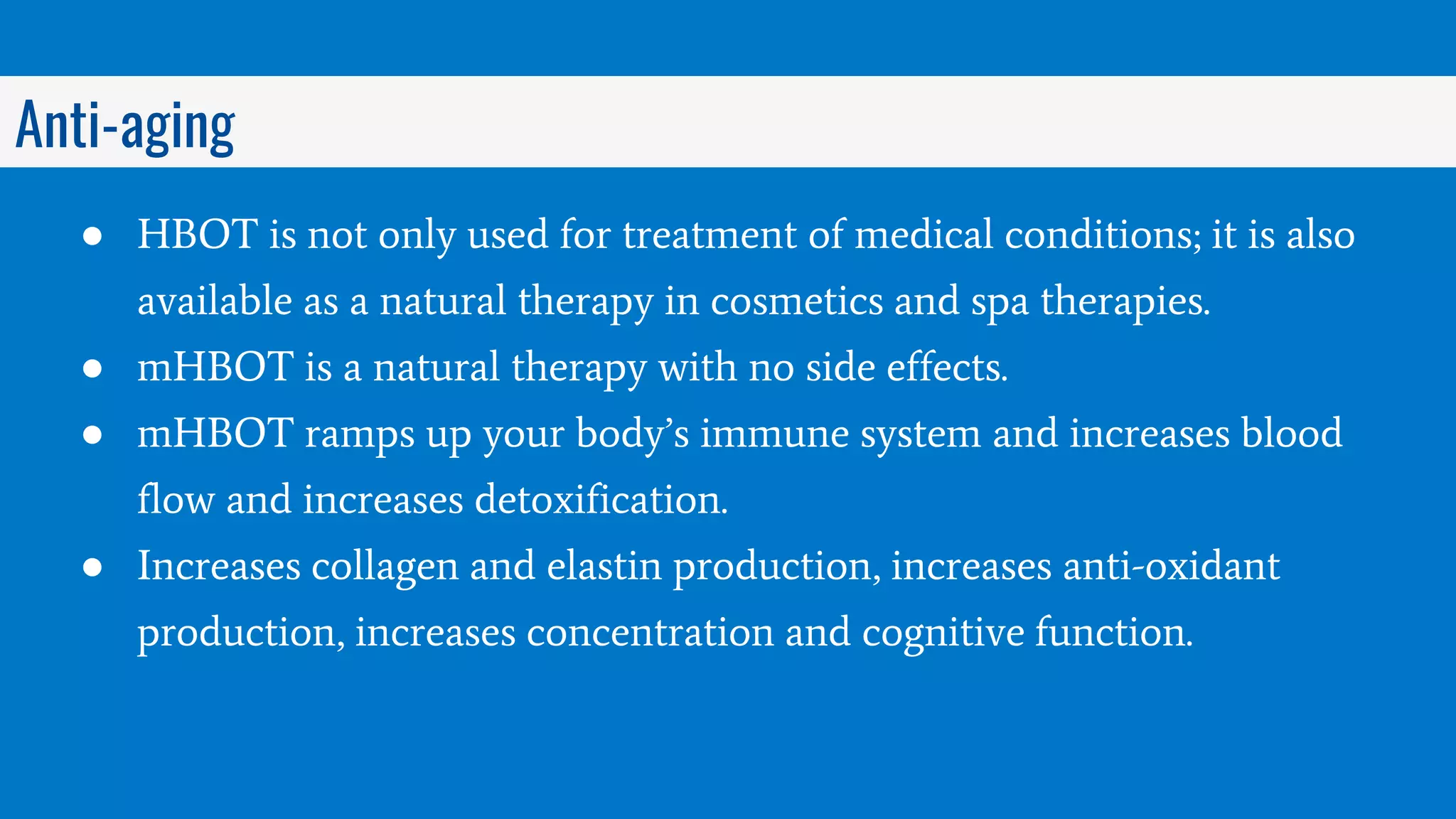 Hyperbaric Oxygen Therapy at home in New Zealand | PPTX