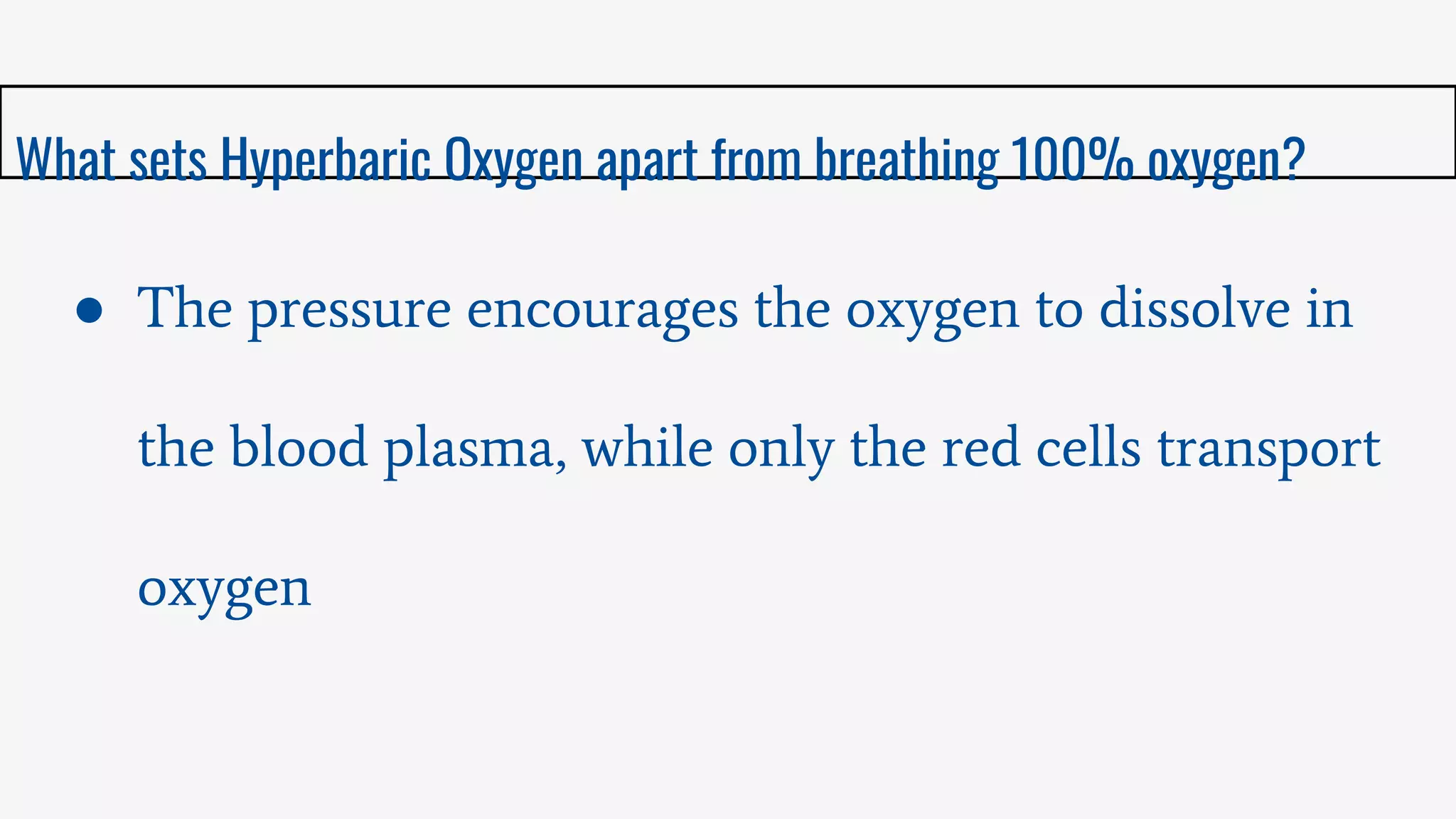 Hyperbaric Oxygen Therapy at home in New Zealand | PPTX