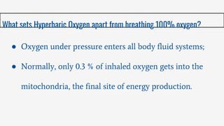 Hyperbaric Oxygen Therapy at home in New Zealand | PPTX