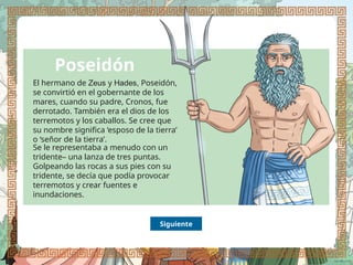 Mitología griega. Material para lenguaje y comunicación | PPTX