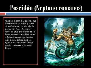 LA MITOLOGIA GRIEGA, UNA BUENA RESEÑA PARA LEER | PPTX