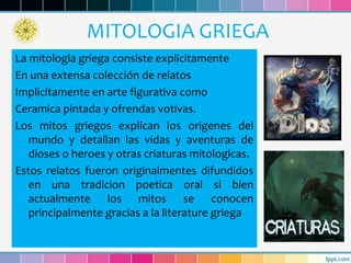Las Mitologías del Mundo | PPTX