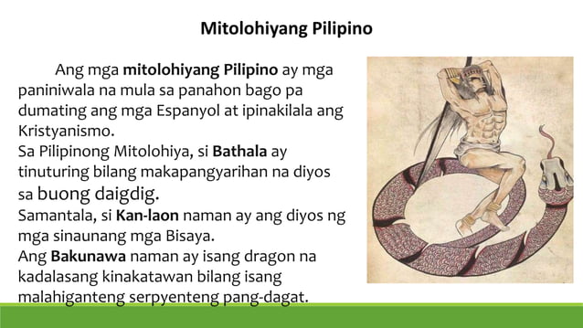 Mitolohiya | PPTX