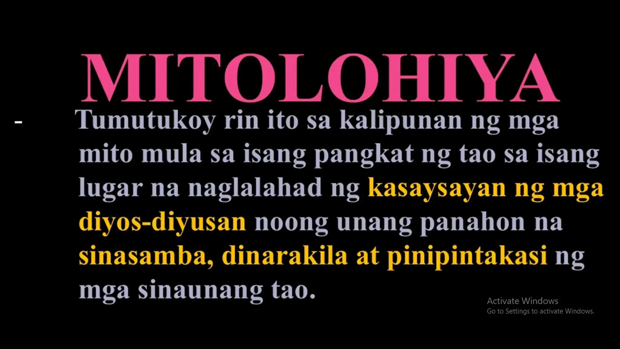 MGA KWENTO NG MGA DIYOS AT DIYOSA MITOLOHIYA.pptx